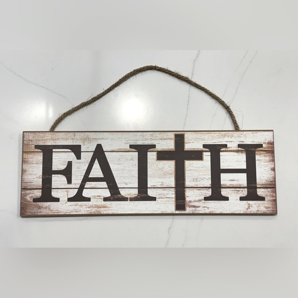 Wall Decor | Faith Wall Hanging Sign | Poshmark